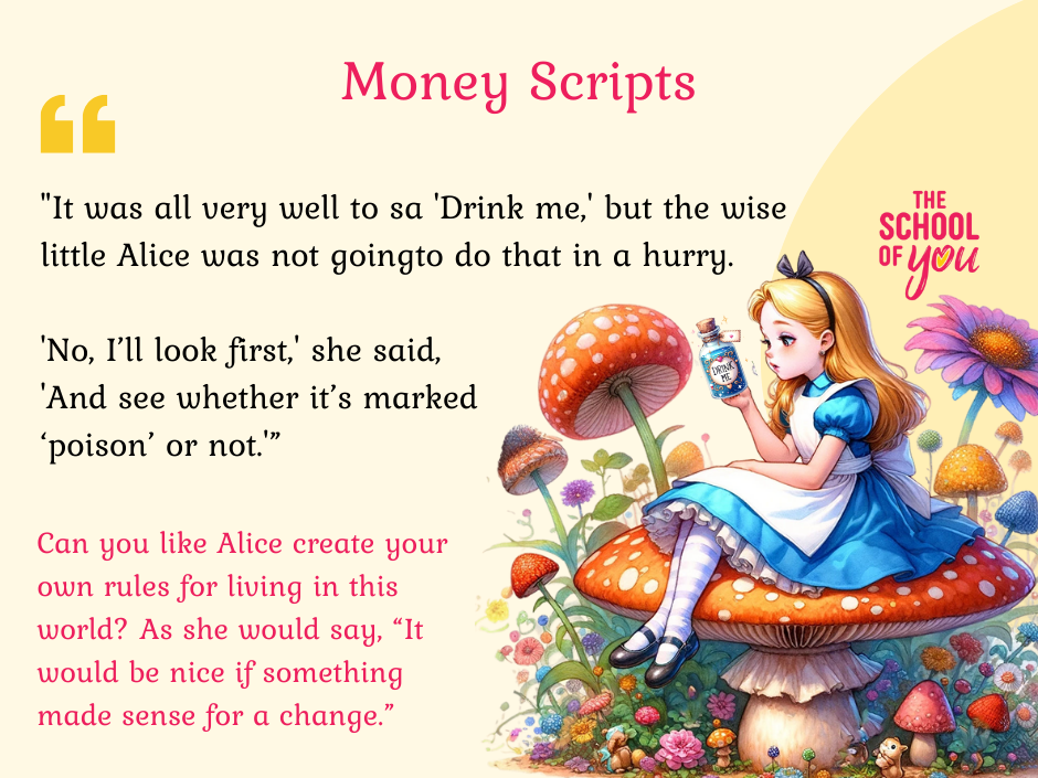 workshop/money scripts – The School of You